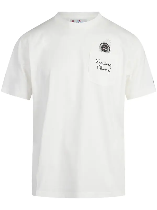 MC2 SAINT BARTH Connor T-shirt With Pocket And Embroidery