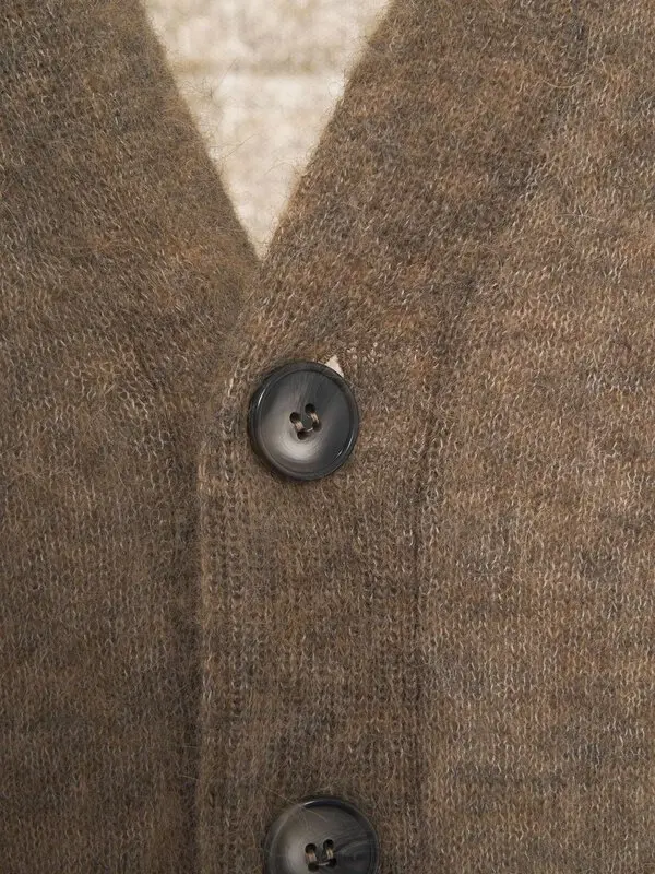 AMARANTO V-neck Knitted Cardigan