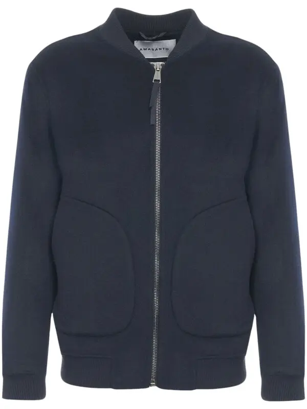 AMARANTO Zipped Bomber Jacket