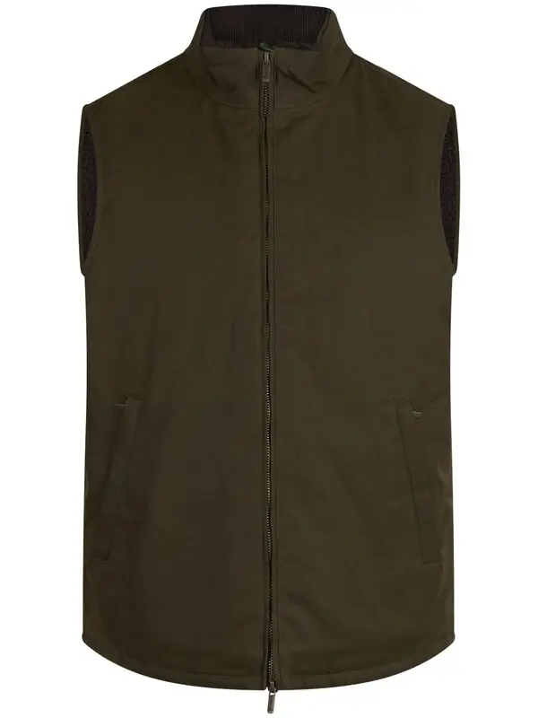 MC2 SAINT BARTH Edgar Waxed Vest With Teddy Lining
