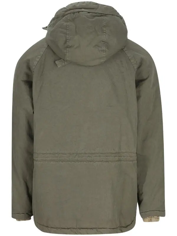 MASSIMO OSTI STUDIO Hooded Raglan-sleeve Jacket