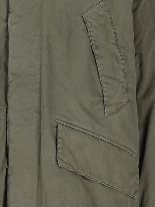 MASSIMO OSTI STUDIO Hooded Raglan-sleeve Jacket