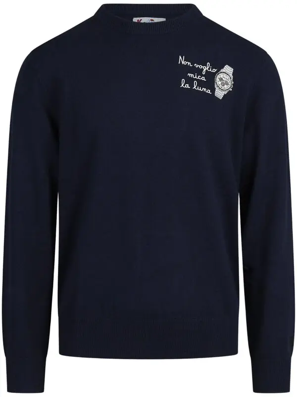 MC2 SAINT BARTH Heron Embroidered Sweater