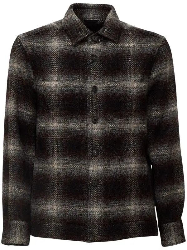 XACUS Moon Checked Overshirt