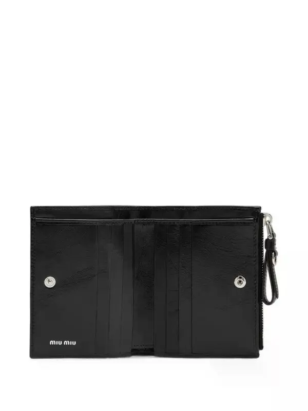 Miu Miu Logo Leather Wallet