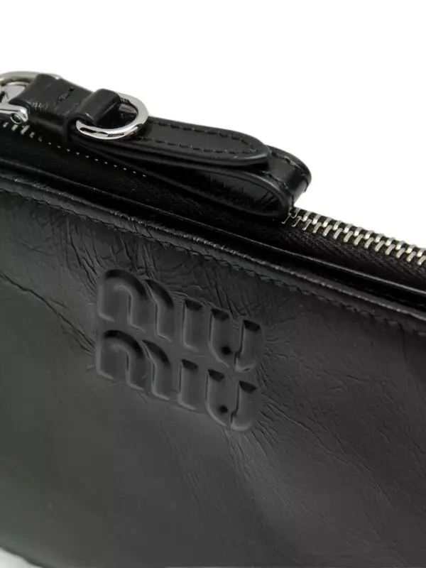 Miu Miu Logo Leather Wallet