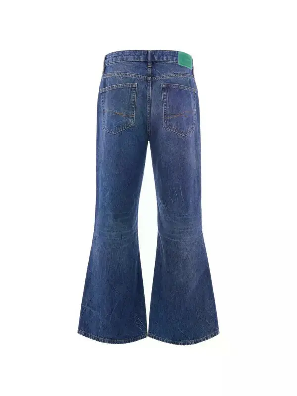 FLANEUR Distressed Flared Jeans