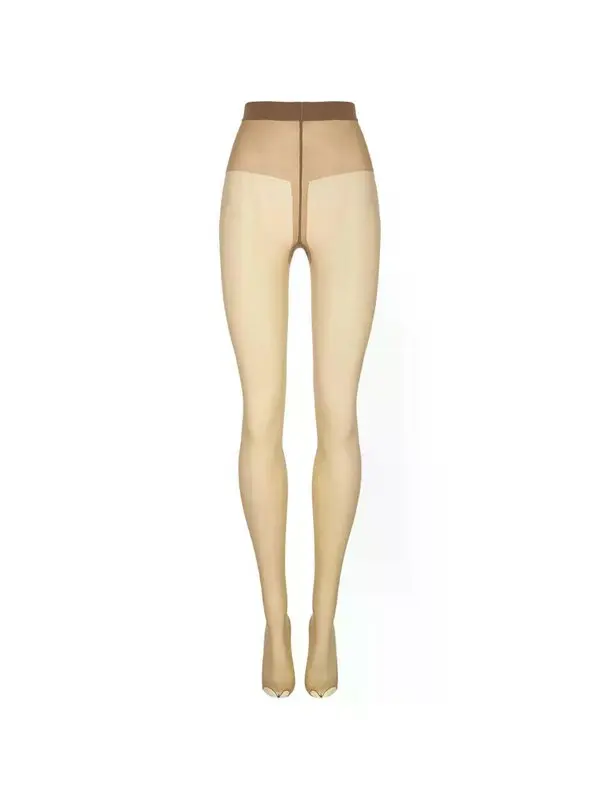 Wolford Luxury 9 Toeless Tights - Neutrals