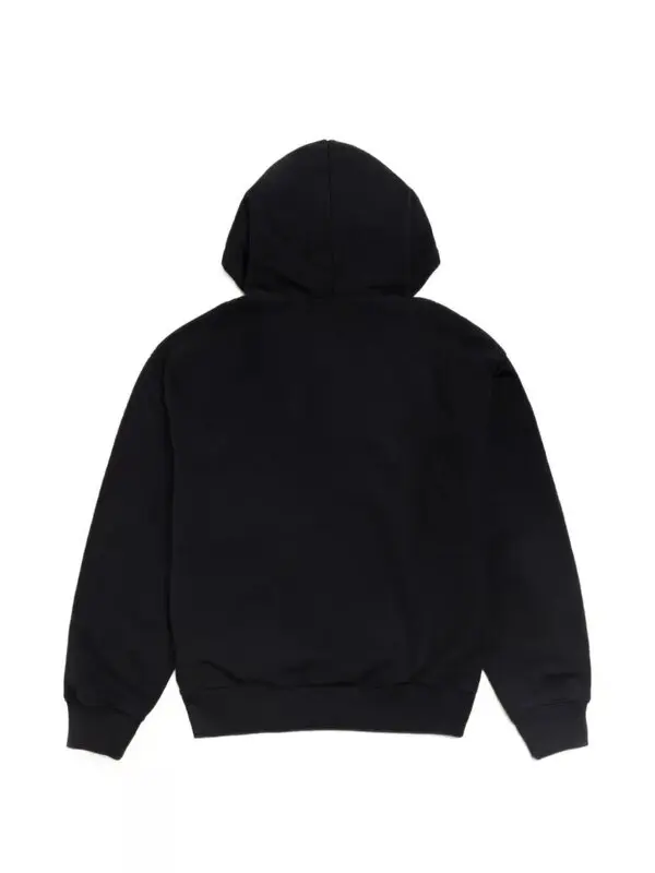 StÜssy Plaid-lined Logo-embroidered Hoodie