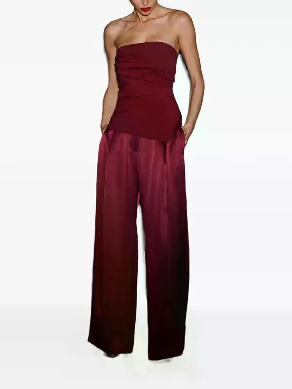 THE SEI Pleated Silk Trousers