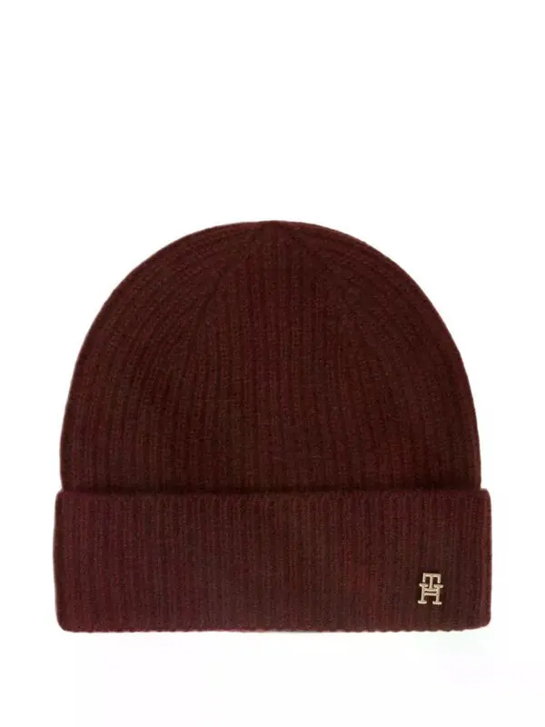 TOMMY HILFIGER Ribbed-knit Beanie Hat