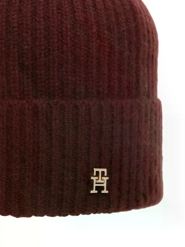 Tommy Hilfiger Ribbed-knit Beanie Hat