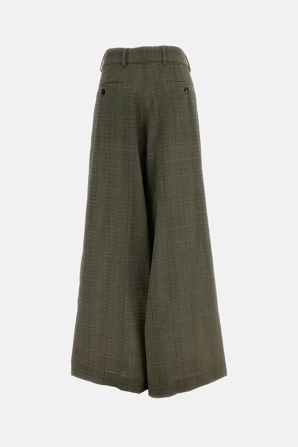 Dries Van Noten Pantaloni Podium Oversize In Lana