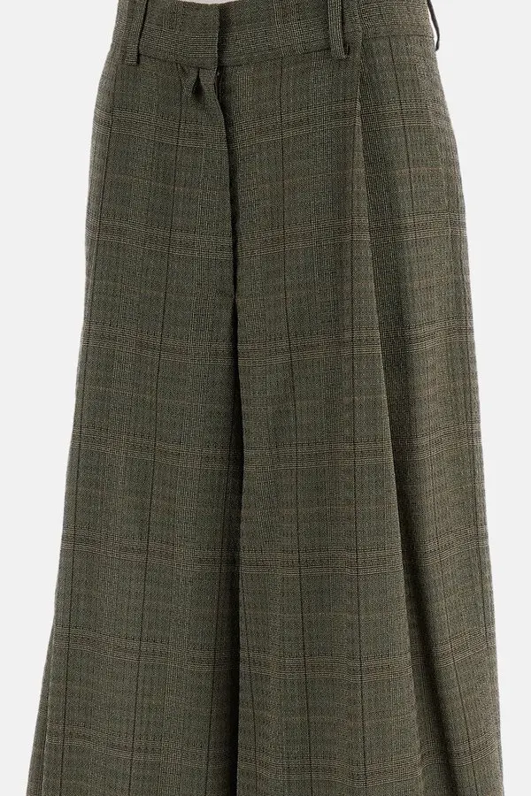 Dries Van Noten Pantaloni Podium Oversize In Lana