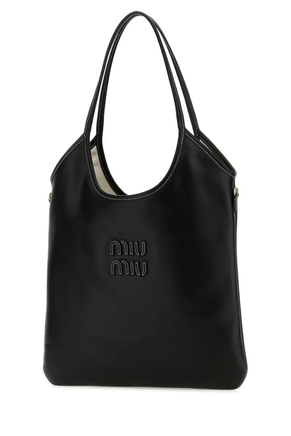MIU MIU Leather Shopping Bag