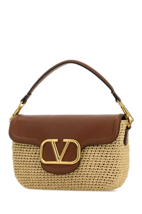 Valentino Garavani Raffia Alltime Shoulder Bag - Multicolor