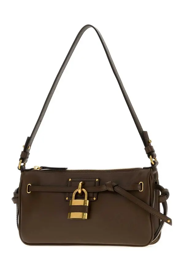 Chloé Chocolate Nappa Leather Mini Paddington Sling Shoulder Bag - Brown
