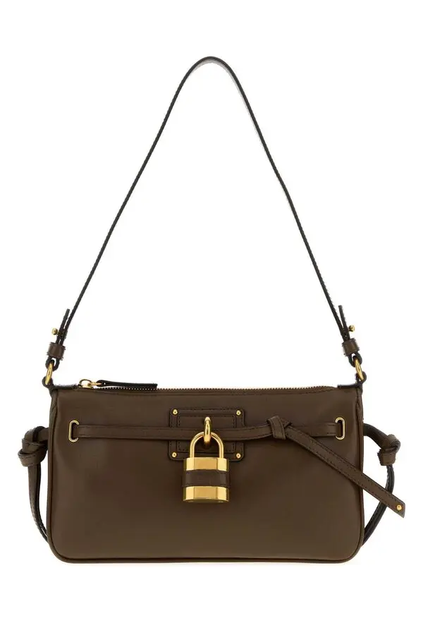 Chloé Chocolate Nappa Leather Mini Paddington Sling Shoulder Bag - Brown
