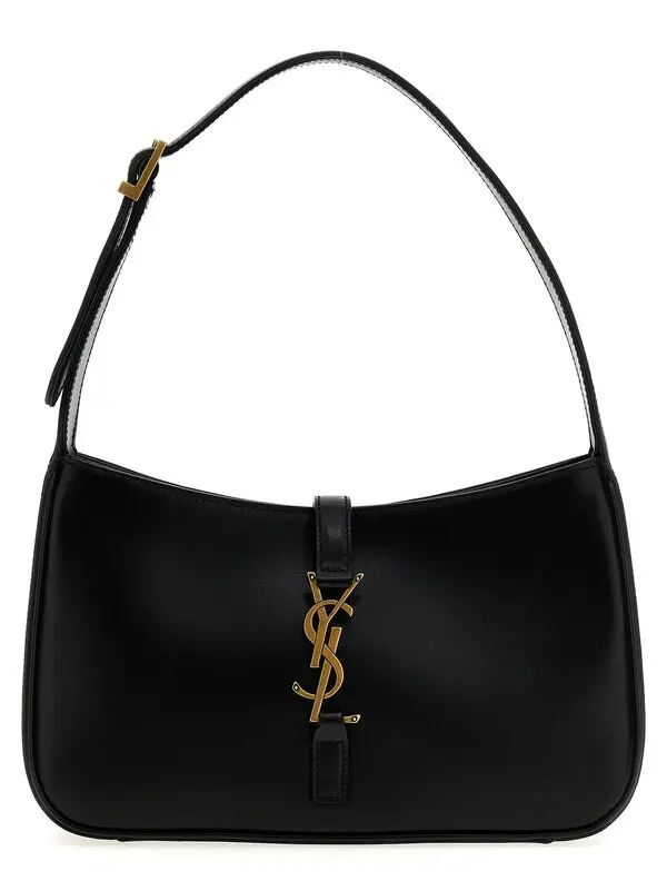 Saint Laurent Hobo Le 5 À 7' Shoulder Bag - Black