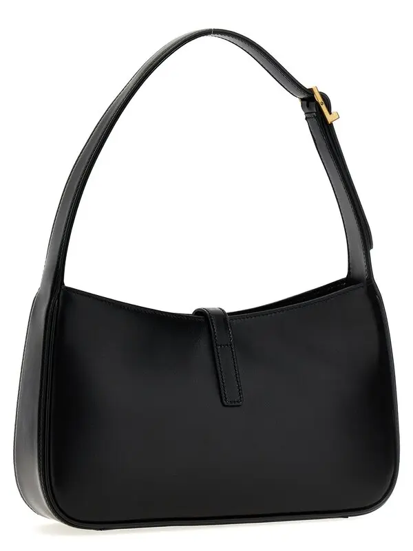 Saint Laurent Hobo Le 5 À 7' Shoulder Bag - Black