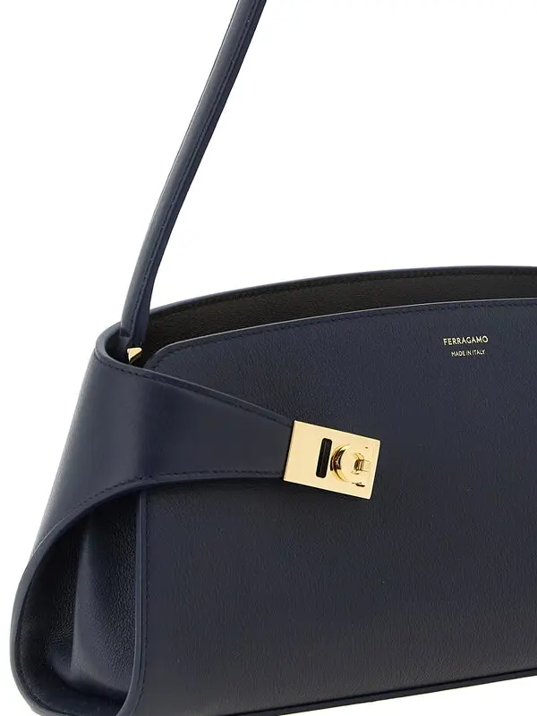 FERRAGAMO Hug East-west' Shoulder Bag - Blue