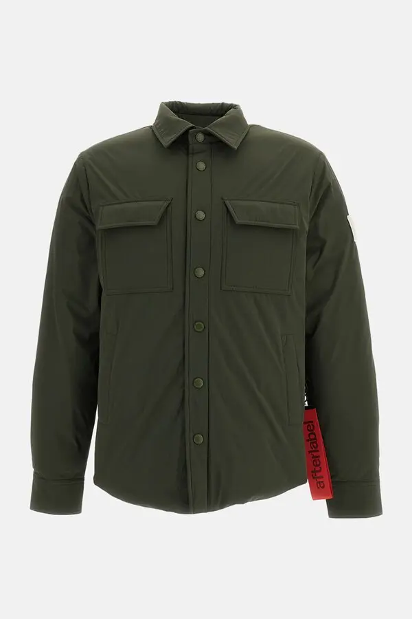 AFTER/LABEL Overshirt Belluno Imbottita - Verde