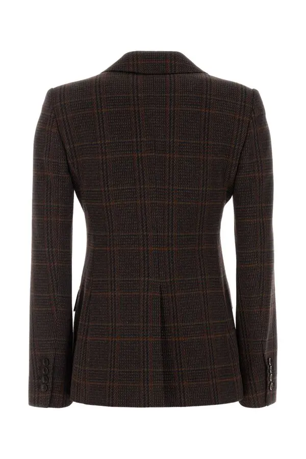 Max Mara Embroidered Wool Blend Abate Blazer