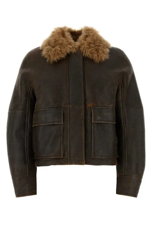 Brunello Cucinelli Shearling Jacket - Brown