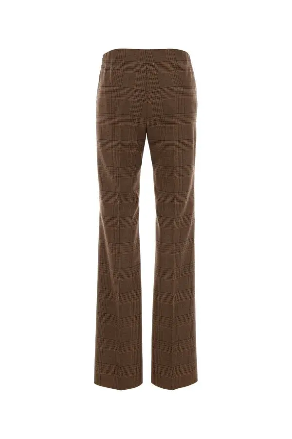 Max Mara Embroidered Wool Pepato Cigarette Pant