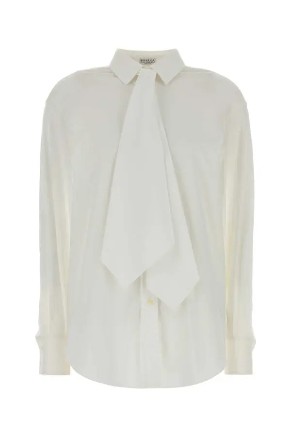 Brunello Cucinelli Stretch Poplin Shirt