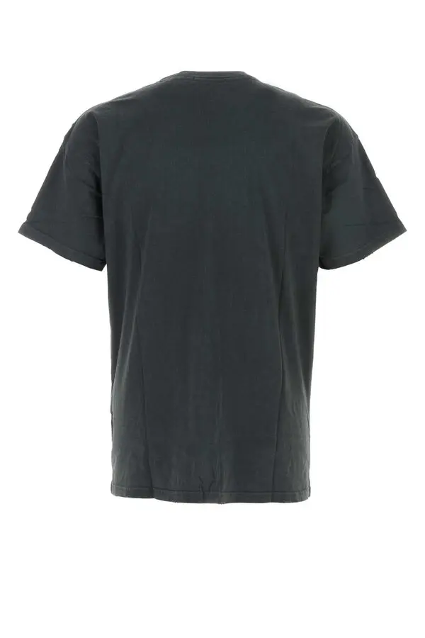 WILLY CHAVARRIA Slate Cotton Leather Daddy T-shirt