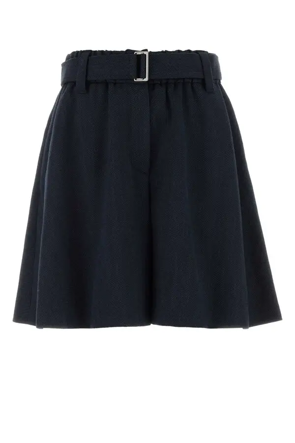 BRUNELLO CUCINELLI Midnight Stretch Wool Shorts