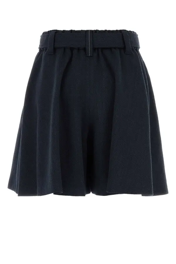 BRUNELLO CUCINELLI Midnight Stretch Wool Shorts