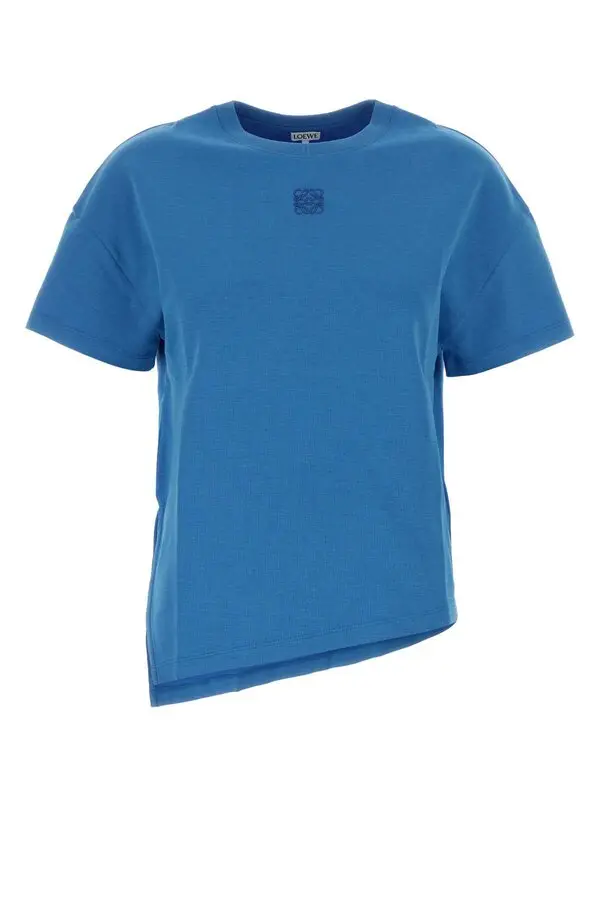 Loewe Light- Cotton Blend T-shirt - Blue