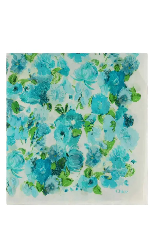 Chloé Printed Cotton Wild Flowers Sarong