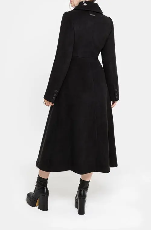 DISTURBIA Blanche Bib Longline Coat
