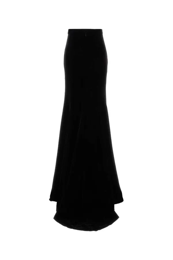 COSTARELLOS Velvet Skirt