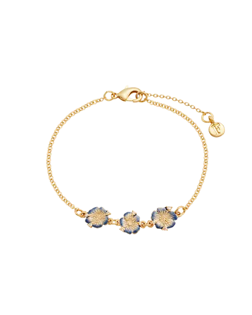 FABLE ENGLAND Larkspur Charm Bracelet - Gold