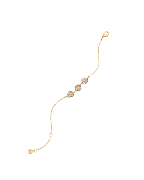 FABLE ENGLAND Larkspur Charm Bracelet - Gold