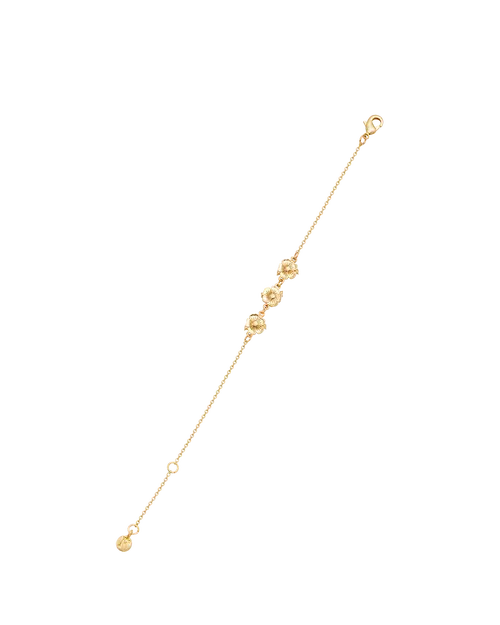 FABLE ENGLAND Larkspur Charm Bracelet - Gold