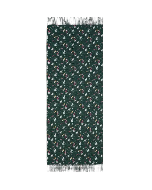 FABLE ENGLAND Niva Long Fringed Scarf