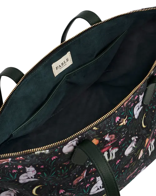 FABLE ENGLAND Edith Niva Print Tote Purse