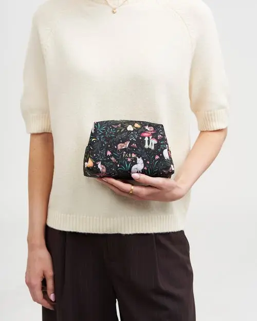FABLE ENGLAND Niva Print Cosmetic Pouch