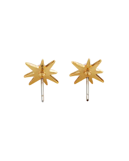 FABLE ENGLAND Star Pearl Stud Earrings
