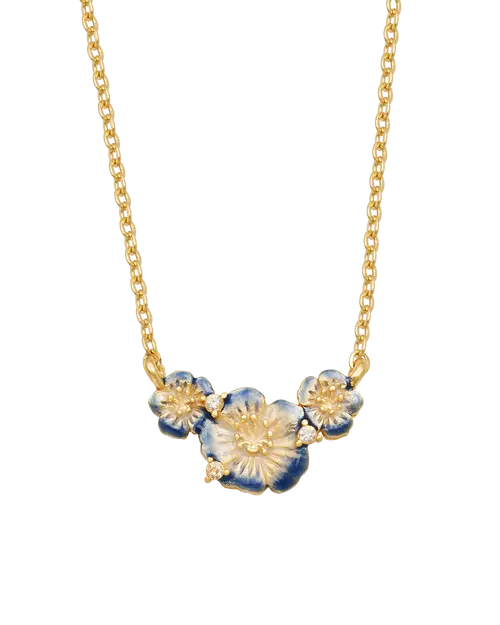 FABLE ENGLAND Larkspur Choker Necklace - Gold