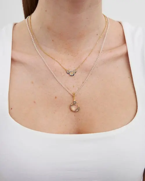 FABLE ENGLAND Larkspur Choker Necklace - Gold