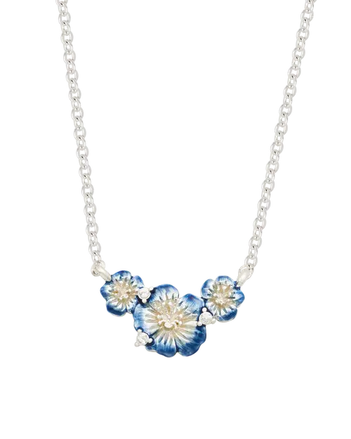 FABLE ENGLAND Larkspur Choker Necklace - Silver
