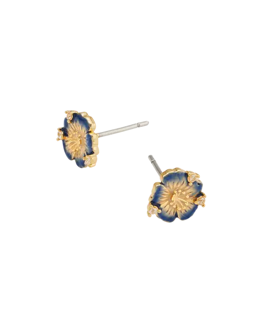 FABLE ENGLAND Larkspur Stud Earrings
