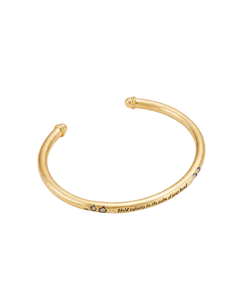 FABLE ENGLAND Larkspur Bangle - Gold
