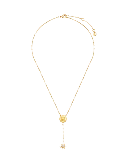 FABLE ENGLAND Sun Lariat Necklace